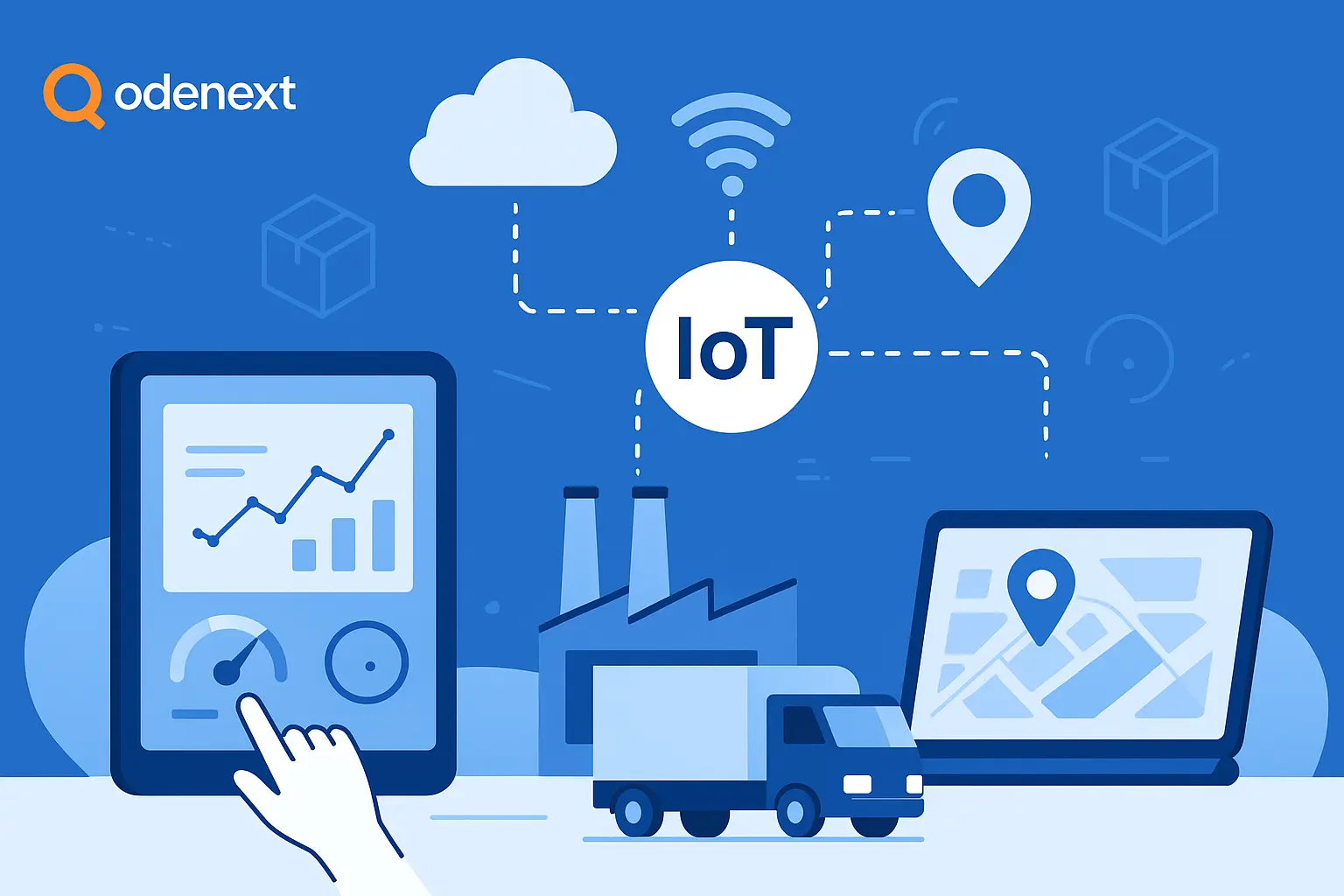 IoT for Real-Time Monitoring in Supply Chain Visibility: A Complete Guide - qodenext.com